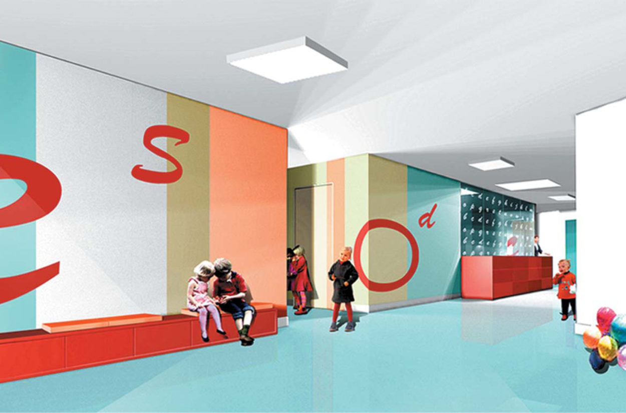 a_traits| architecture & design graphique | ÉCOLE MATERNELLE – PESSAC